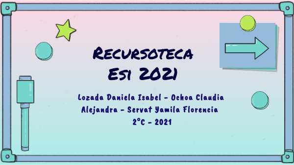RECURSOTECA - ESI 2021 2°C | Genially