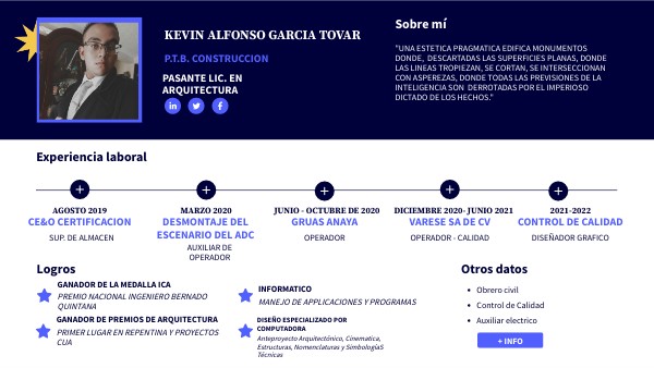 CV GENIAL | Genially