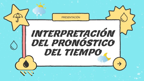 Presentación del pronóstico del tiempo