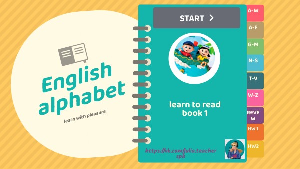 English alphabet book 1 | Genially