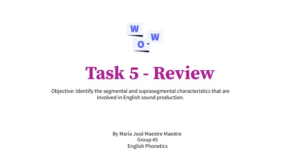 Task 5 - Review