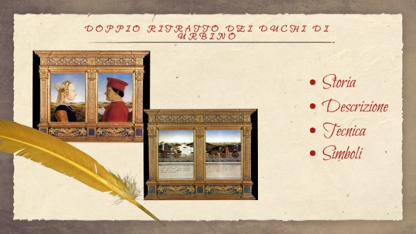 Doppio ritratto dei duchi di Urbino | Genially