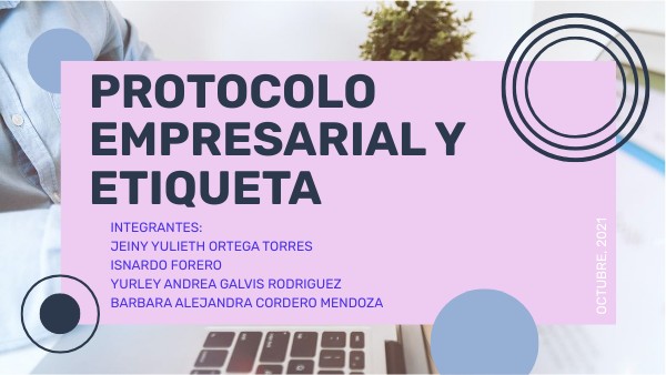 PROTOCOLO Y ETIQUETA EMPRESARIAL | Genially