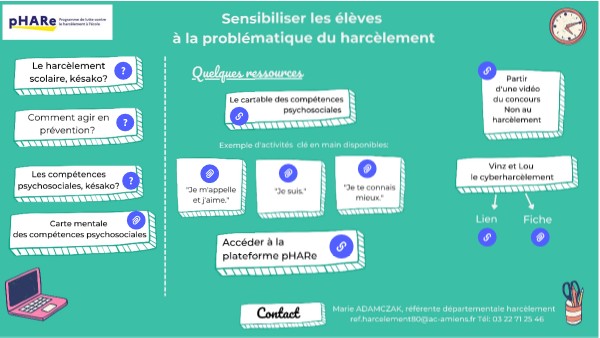 Sensibiliser Rentrée 2022 | Genially