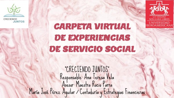 Carpeta virtual de experiencias