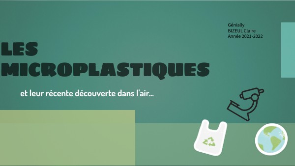 les microplastiques