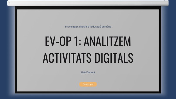 EVIDÈNCIA OPTATIVA 1