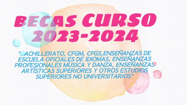 BECAS 2023-2024 | Genially