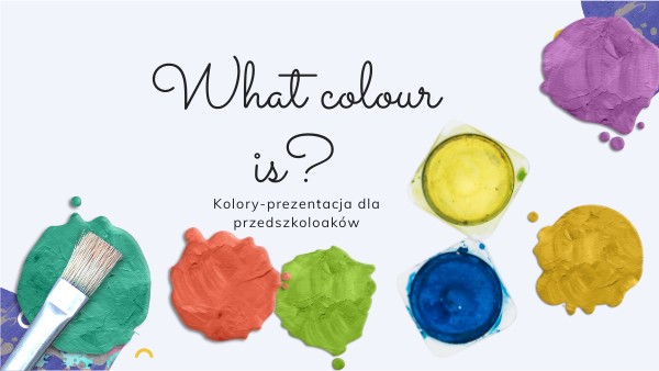Colours for early learners | Genially