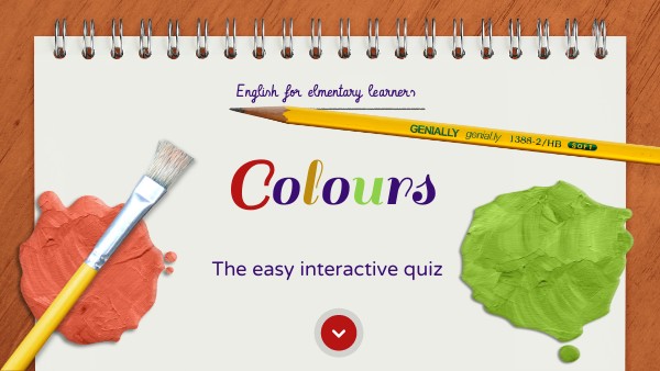 Colours for early learners quiz | Genially