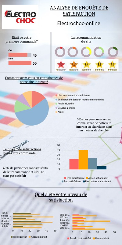 analyse d'une enquête de satisfaction Electrochoc-oneline