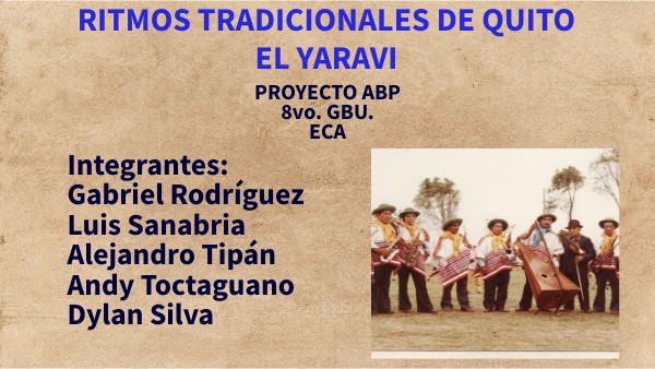 Proyecto ABP 8VO. ECA | Genially