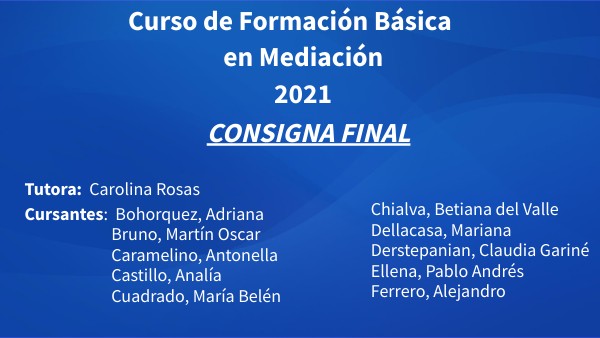 CONSIGNA FINAL FBM 2021 | Genially