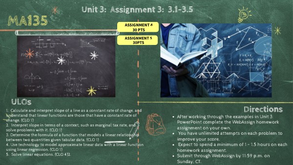 MA135- Unit 3 assignment
