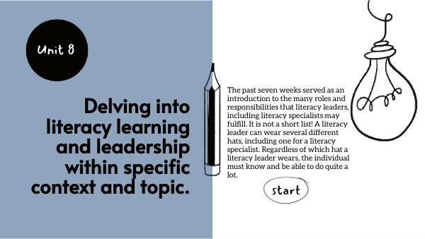 ED605 Unit 8 Lecture