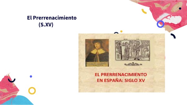 EL PRERRENACIMIENTO PARTE 1