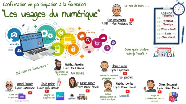 INVITATION AUX USAGES DU NUMERIQUE | Genially
