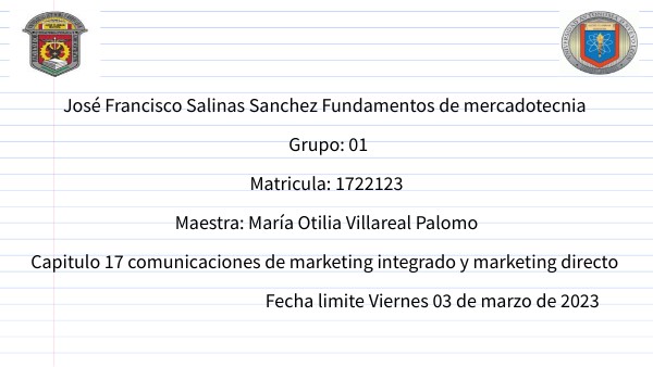 Presentación. Capitulo 17 | Genially