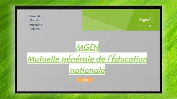 Présentation sur la mgen | Genially