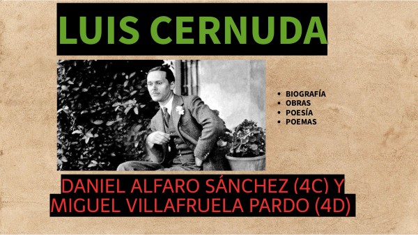 LUIS CERNUDA | Genially