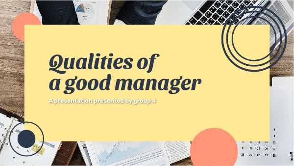 Qualities of a good manager | Genially
