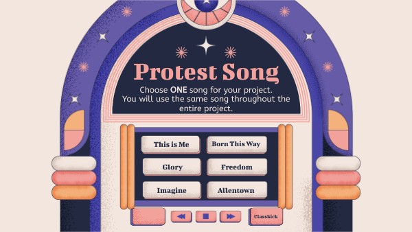 Protest Song Project | Genially