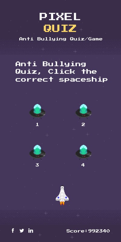 PIXEL SPACESHIP QUIZ