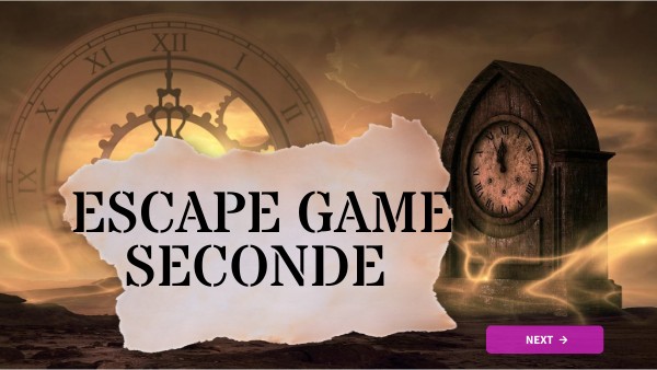 Escape Game Seconde | Genially