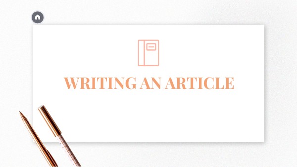 Writing an article