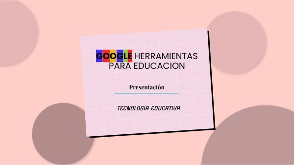 HERRAMIENTAS DE GOOGLE | Genially