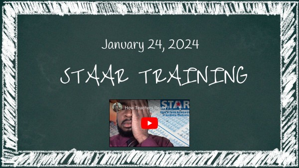 STAAR Training