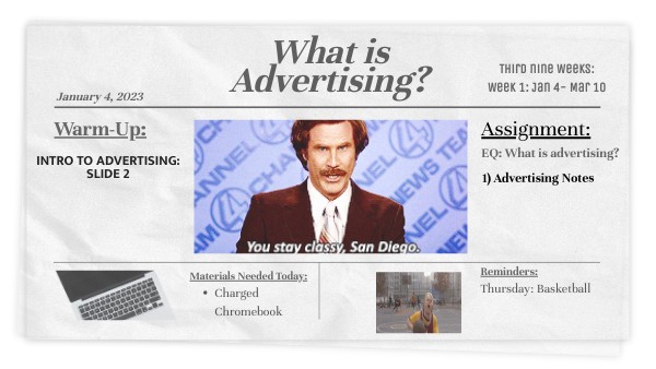 Week 3:1 Advertising