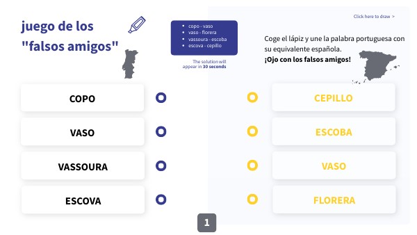 Juego de los FALSOS AMIGOS