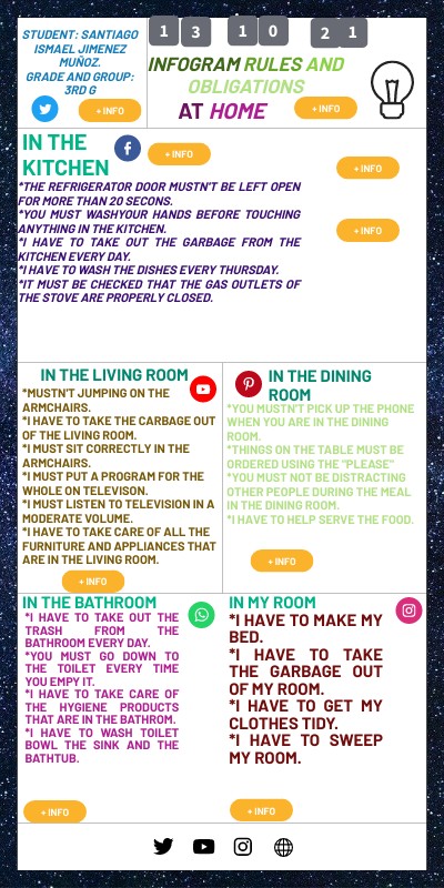Infogram rules and obligations | Genially