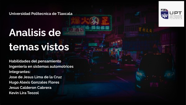 Temas vistos | Genially