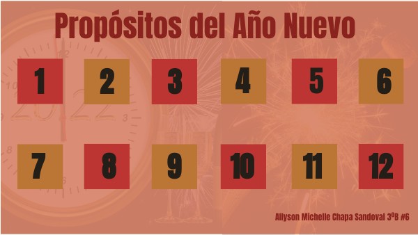 Propósitos del Año Nuevo | Genially