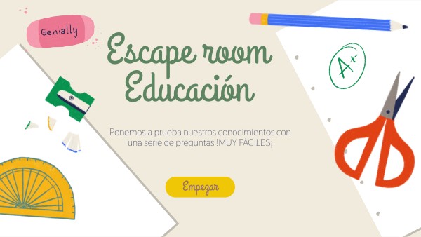 ESCAPE ROOM EDUCACIÓN