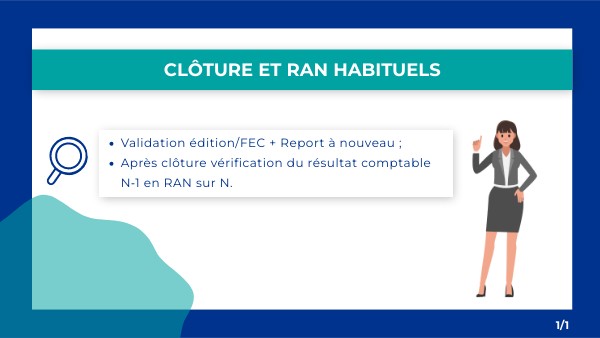 Key Rules - 6.3 Clôture et RAN habituels de travail Outils de révision | Genially