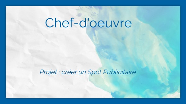 Chef-d'œuvre | Genially