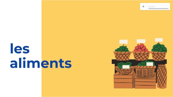Les aliments | Genially