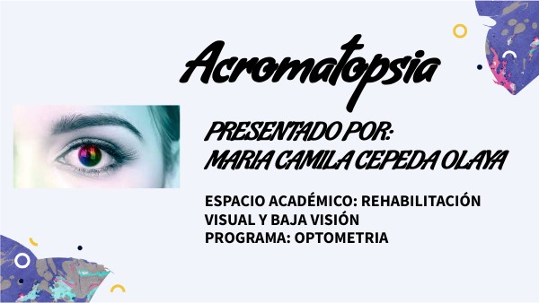 acromatopsia | Genially