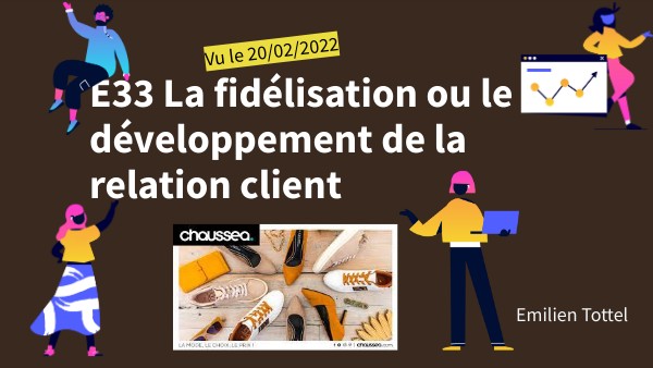 Tottel Emilien E33 fidélisation ou dvpt de la relation clients