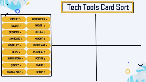 Tech Tools Card Sort