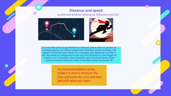 speed and velocity