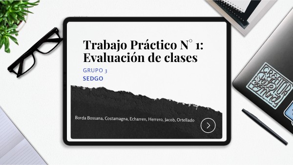 Evaluación clases SEDGO | Genially