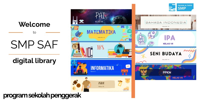 Digital Library SMP SAF Sekolah Penggerak | Genially
