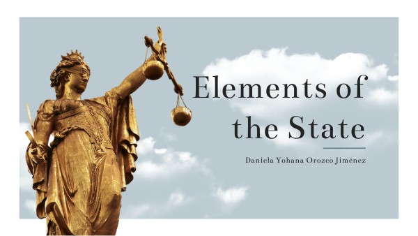 ELEMENTS OF THE STATE