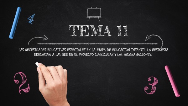 Tema 11. Infantil NEE | Genially
