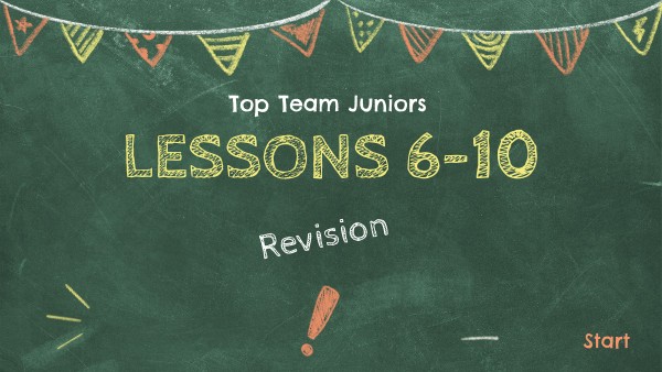 Top Team revision lessons 6-10 | Genially