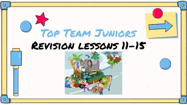 Top Team Juniors - Revision lesson 11-15 | Genially